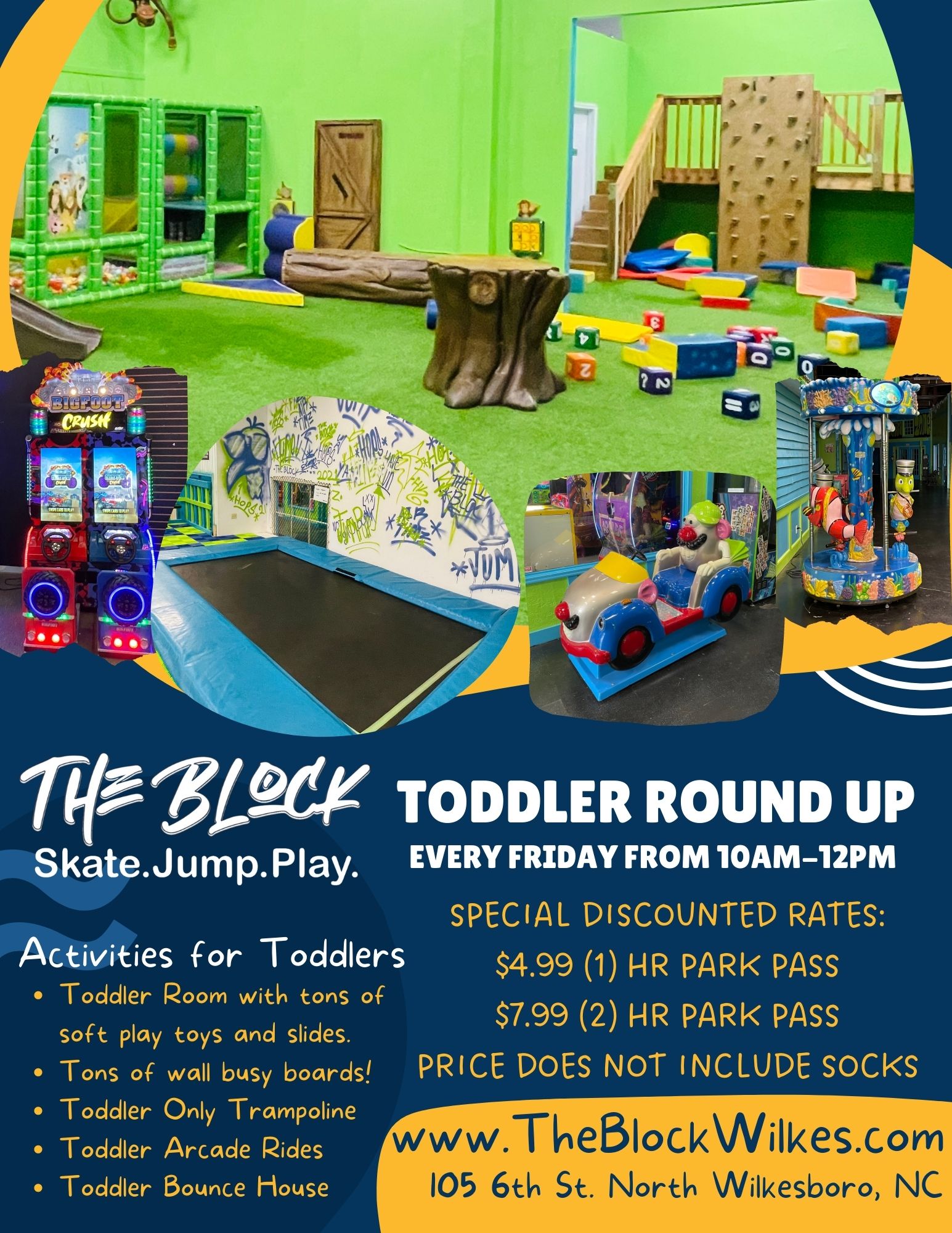 Toddler Round Up – The Block Indoor Family Entertainment Center in ...